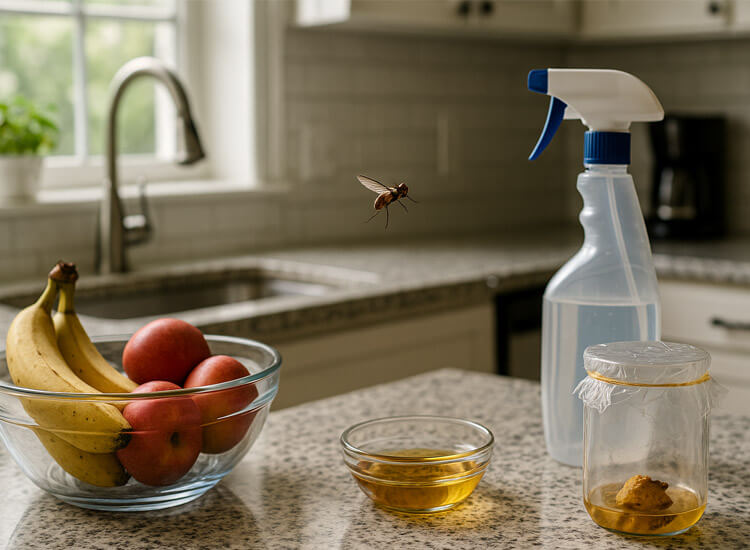 How to Get Rid of Fruit Flies in the Kitchen: DIY or Store-Bought ...